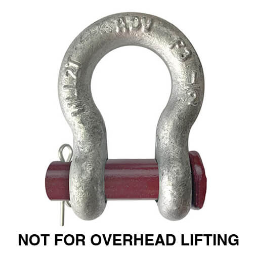 Round Pin Anchor Shackles - Advantage Sales & Supply, LLC