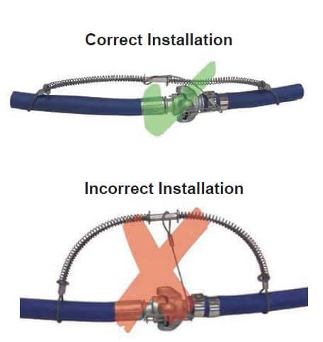 Whip Stop Hose Restraint - Advantage Sales & Supply, LLC