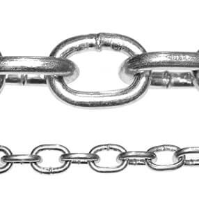 Zinc Plated Passing Link Chain - Advantage Sales & Supply, LLC