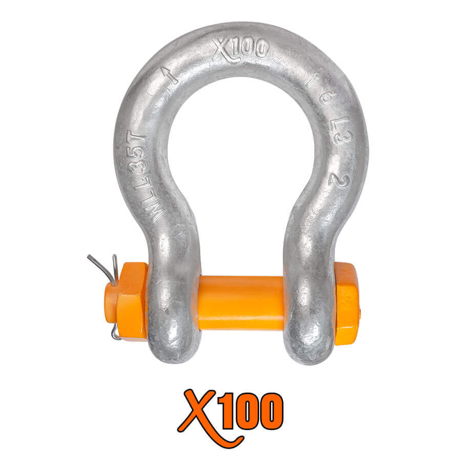 X100® Bolt Type Anchor Shackles - Advantage Sales & Supply, LLC