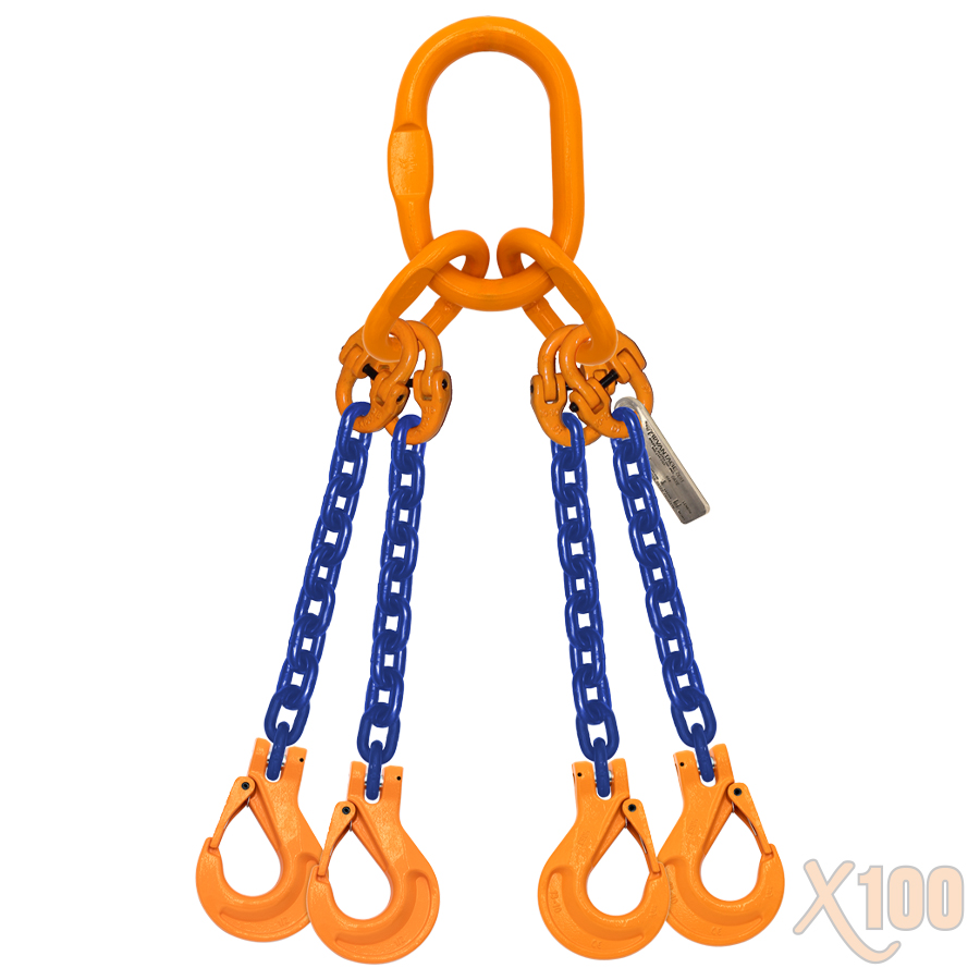 QOS X100® Grade 100 Chain Slings - Advantage Sales & Supply, LLC
